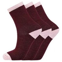Socken ZIGZAG "Lime", Herren, Gr. 33/35, rot (bordeaux), Elasthan, mehrfarbig, Socken Socken, mit atmungsaktiver Funktion