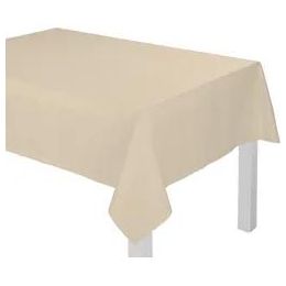 Tischdecke WIRTH "Berwick" Gr. 5, gold (goldfarben), B:220cm L:130cm, Baumwolle, Polyester, Tischdecken, Tischdecke