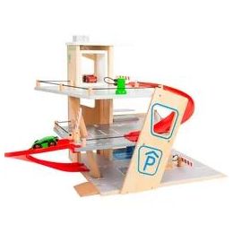 Spiel-Parkhaus Small Foot "Parkhaus Premium", bunt, Fahrzeug-Spielwelten, KinderB:36cm H:43cm T:62cm, Holz, Kunststoff, Metall, B:36cm H:43cm T:62cm