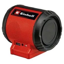 Bluetooth-Lautsprecher Einhell "TC-SR 18 Li BT - Solo", rot (rot, schwarz), B:9cm H:12,2cm T:10,1cm, Lautsprecher, ohne Akku, ohne Ladeger&auml;t