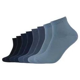 Kurzsocken s.Oliver "8er Pack", Herren, Gr. 35-38, blau (navy), 70% Baumwolle, 27% Polyester, 3% Elasthan, uni, Socken