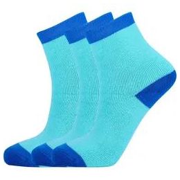 Socken ZIGZAG "Lime", Herren, Gr. 33/35, blau (aquablau), Elasthan, mehrfarbig, Socken Socken, mit atmungsaktiver Funktion