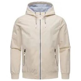 Outdoorjacke Ragwear "Perci", Herren, Gr. XXXL (58), beige, Obermaterial: 100% Polyester. Innenfutter: 100% Polyester, gerade h&uuml;ftbedeckend, hoch geschlossener Ausschnitt, &Auml;rmel ohne &Auml;rmelschlitz Rippstrickb&uuml;ndchen, Jacken Outdoorjacke, Stylische Herren &Uuml;bergangsjacke mit gro&szlig;er Kapuze