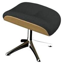 Fu&szlig;hocker FLEXLUX "Clement Beinst&uuml;tze, Hervorragender Komfort, Robuster Alu Fu&szlig;", grau (dervit grau), B:44cm H:39cm T:35cm, 100% Polyester, Hocker, Fu&szlig;hocker, Beinauflage zur Entspannung, pflegeleicht, Rahmen in Holzoptik