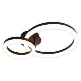 N&auml;ve N&Auml;VE LED Deckenleuchte "CIRCULO", schwarz, H: 14cm, 1 Stk., Leuchten, Stufenweise dimmbar per Wandschalter, LED Deckenleuchte