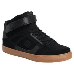 Sneaker DC Shoes "Pure High-Top EV", Kinder, Gr. 2,5(33,5), schwarz (schwarz, gum), Obermaterial:Obermaterial: Leder / Futter: Textil / Au&szlig;ensohle: Gummi;, Schuhe Sneaker