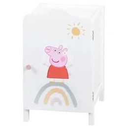 Puppenkleiderschrank Roba "Peppa Pig", wei&szlig;, Puppenm&ouml;bel, KinderB:31cm H:52cm T:25cm, MDF, B:31cm H:52cm T:25cm
