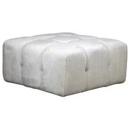 Polsterhocker Home Affaire "APERIRE Sitzhocker mit Steppung, Ma&szlig;e B/T/H: 76/76/41 cm", creme, B:76cm H:42cm T:76cm, 100% Polyester, Hocker, Polsterhocker, passend zur Serie, hoher Sitzkomfort und modernes Design