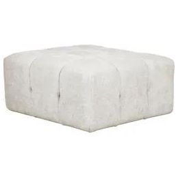 Polsterhocker Home Affaire "APERIRE Sitzhocker mit Steppung, Ma&szlig;e B/T/H: 76/76/41 cm", creme, B:76cm H:42cm T:76cm, 100% Polyester, Hocker, Polsterhocker, passend zur Serie, hoher Sitzkomfort und modernes Design