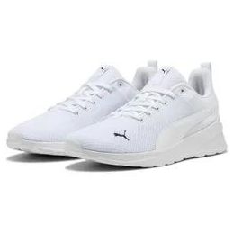Sneaker Puma "ANZARUN LITE", Damen, Gr. 44, wei&szlig; (Puma wei&szlig;, Puma wei&szlig;), Textil, Schuhe Sneaker, mit atmungsaktivem Textil-Obermaterial, mit SOFTFOAM+ Einlegesohle