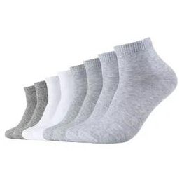 Kurzsocken s.Oliver "8er Pack", Herren, Gr. 43-46, wei&szlig; (wei&szlig; moulin&eacute; mix), 70% Baumwolle, 27% Polyester, 3% Elasthan, uni, Socken