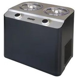 Unold Elektro UNOLD Eismaschine "48835 Doppio nero", schwarz, B:40,9cm H:38cm T:30,7cm, Eismaschinen