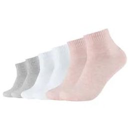Kurzsocken s.Oliver "6er Pack", Herren, Gr. 35-38, rosa (ros&eacute; melange), 76% Baumwolle, 23% Polyamid, 1% Elasthan, uni, Socken