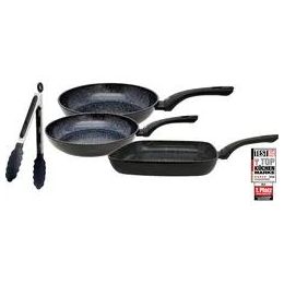 Pfannen-Set ELO "Pure Belugo", schwarz, &Oslash;:28cm, Pfannen, keramische Beschichtung, Induktion