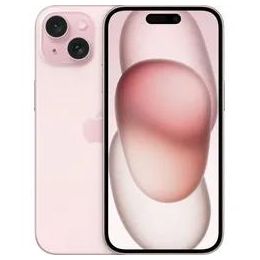 Apple Smartphone "iPhone 15", Energieeffizienz: B (A-G), pink, 128 GB, Mobiltelefone, Topseller
