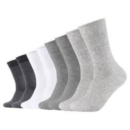 Socken s.Oliver "8er Pack", Damen, Gr. 35-38, wei&szlig; (wei&szlig; mix), 70% Baumwolle, 27% Polyester, 2% Elasthan, 1% Polyamid, uni, Socken Socken