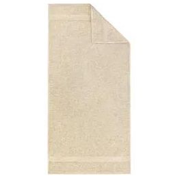 Duschtuch Dyckhoff "Deep Harmony Comfort", beige (natur), B:70cm L:140cm, Frottier, Obermaterial: 85% Baumwolle, 15% Hanf, Handt&uuml;cher, 15% Hanf