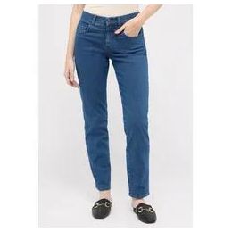 Straight-Jeans Angels "DOLLY", Damen, Gr. 38, L&auml;nge 30, blau, Denim/Jeans, Obermaterial: 82% Baumwolle, 15% Polyester, 3% Elasthan, straight fit, Jeans Straight-Jeans, mit Stretch