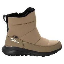 Winterboots Jack Wolfskin "DROMOVENTURE TEXAPORE BOOT W", Damen, Gr. UK 3 - EU 35,5, Normalschaft, braun (chestnut), Obermaterial: Synthetik. Obermaterial 2: Textilmaterial. Futter: Polyester, Schuhe Winterboots