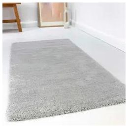 Hochflor-Teppich Esprit "Relaxx ESP-4150", grau, B:300cm H:25mm L:390cm, Kunstfaser, Teppiche, Wohnzimmer, sehr gro&szlig;e Farbauswahl, weicher dichter Hochflor