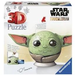 Puzzleball Ravensburger "Mandalorian Grogu mit Ohren", bunt, Puzzles, Kinder, Kunststoff, Made in Europe