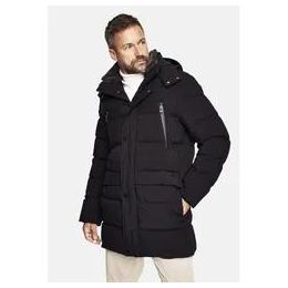 Parka NEW CANADIAN "Stepp-Parka", Herren, Gr. 27, schwarz, 100% Polyester, unifarben, lang, Jacken Parka, ohne tierische Produkte hergestellt