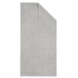 Duschtuch Dyckhoff "Deep Harmony Element", silber, B:70cm L:140cm, Frottier, Obermaterial: 85% Baumwolle, 15% Hanf, Handt&uuml;cher, 15% Hanf