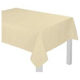 Tischdecke WIRTH "Westport" Gr. 3, beige (natur), B:160cm L:130cm, Polyester, Tischdecken, Tischdecke, Made in Germany, Jacquard Dekostoff, Blatt-Design, Pflegeleicht