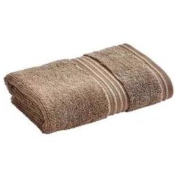 Waschlappen Christy "SUPREME", braun (mocha), B:33cm L:33cm, Walkfrottier, Waschlappen, Premium-Waschlappen in Luxusqualit&auml;t, 650g/m2, 33x33cm, 6er Set