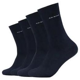 Socken Camano "4er Pack", Damen, Gr. 39-42, blau (navy), 40% Wolle, 40% Polyacryl, 18% Polyamid, 2% Elasthan, uni, Socken Socken