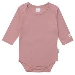 Body Liliput, Jungen, Gr. 62/68, EURO-Gr&ouml;&szlig;en, rosa, 100% Baumwolle, unifarben, normal, Rundhals, Bodys Body, mit kleinem Patch am Arm