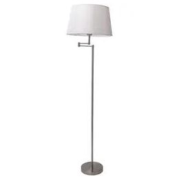 N&auml;ve N&Auml;VE Stehlampe "Bologna", beige (beige, stahl blank), 1, &Oslash; 40cm H: 158cm, 1 Stk., Leuchten, schirm schwenkbar, Stehlampe