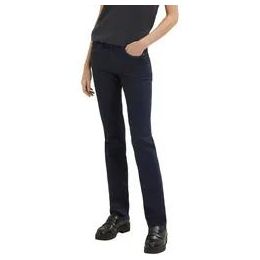 Straight-Jeans Tom Tailor "Alexa - Straight", Damen, Gr. 33, L&auml;nge 32, blau (clean rinsed blau denim), Denim/Jeans, Obermaterial: 98% Baumwolle, 2% Elasthan. Futter: 65% Baumwolle, 35% Polyester, gerade lang, Jeans Straight-Jeans, in 5-Pocket-Form, Topseller