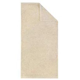 Duschtuch Dyckhoff "Deep Harmony Element", beige (natur), B:70cm L:140cm, Frottier, Obermaterial: 85% Baumwolle, 15% Hanf, Handt&uuml;cher, 15% Hanf