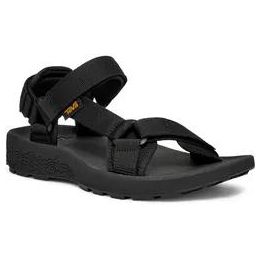 Sandale Teva "HYDRATREK SANDAL WOMEN", Damen, Gr. 40, schwarz, Textil, Schuhe Sandale, rutschfest, schnell trocknend, mit Klettverschluss