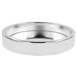 Tablett Fink "EMPIRE", silber (silberfarben), H:5,5cm &Oslash;:38cm, Metall, Tabletts, Serviertablett, Dekoaccessoires, mit Spiegeleinsatz