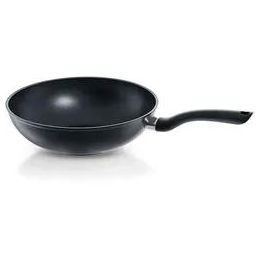 Wok Fissler "Cenit", schwarz, &Oslash;:28cm, Pfannen, Wok, &Oslash; 28 cm, mit ergonomischem Griff, Induktion, Made in Italy