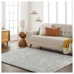 Hochflor-Teppich LIVABLISS "EUPEN", beige (creme, grau), B:200cm H:31mm L:275cm, Kunstfaser, Teppiche
