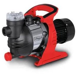 Gartenpumpe Scheppach "GP1400JET", schwarz (schwarz, rot), B:240cm H:270cm L:460cm, Pumpen