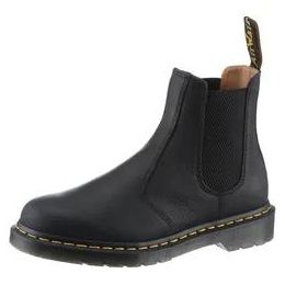 Chelseaboots Dr. Martens "2976 AMBASSADOR schmale Form", Herren, Gr. 44, schwarz, Elastischer Einsatz, Leder, unifarben, Schuhe Chelseaboots, Schlupfstiefel, Stiefelette mit Stretch-Eins&auml;tzen in schmaler Form