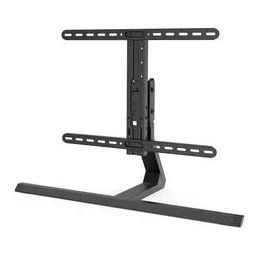 Hama TV-Standfu&szlig; "TV Standfu&szlig;, schwenkbar, neigbar, h&ouml;henverstellbar, 165 cm, 65 Zoll", schwarz, B:90,5cm H:83cm T:34,2cm, Ger&auml;tehalterungen, TV St&auml;nder, 40 Kg, Metall, Schwarz