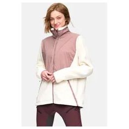 Outdoorjacke KARI TRAA "R&oslash;the", Damen, Gr. M, grau (taupe), 100% Polyester, mehrfarbig, normal, hoch geschlossener Ausschnitt, Jacken Outdoorjacke, mit windbest&auml;ndigem Material