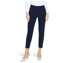 BETTY & CO Anzughose BETTY & CO "Damen mit Taschen", Damen, Gr. 36, Normalgr&ouml;&szlig;en, blau (dunkelblau), Obermaterial: 59% Polyester, 37% Viskose, 4% Elasthan, gerade 7/8-L&auml;nge, Hosen Anzughose, Taschen