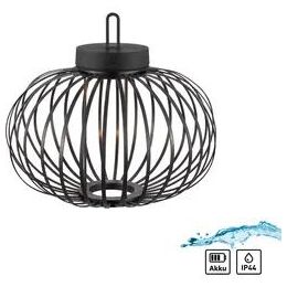 JUST LIGHT Pendelleuchte "AKUBA", schwarz, 1, &Oslash; 36cm, 1 Stk., Leuchten, Akkuleuchte, Pendelleuchte