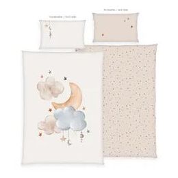 Babybettw&auml;sche Baby Best "BabyBest Moon and Stars", bunt, B/L: 100cm x 135cm, 1 Stk., 1 Stk., Renforc&eacute;, B/L: 40cm x 60cm, 2 Stk., Renforc&eacute;, Obermaterial: 100% Baumwolle, Bettw&auml;sche