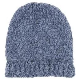 Strickm&uuml;tze "Teddy Too", Damen, blau, Wollmischung, Collezione Alessandro, M&uuml;tzen Strickm&uuml;tze