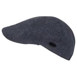 Schieberm&uuml;tze Chillouts "Leopold Hat", Herren, Gr. S/M (54/57), blau (navy blau), Wollmischung, meliert, M&uuml;tzen, mit leicht gebogenem Schirm