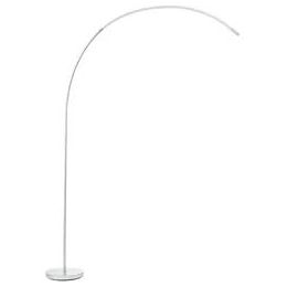 OTTO HOME Bogenlampe "Irria", silber (silberfarben), 1, H: 179cm, 1 Stk., Leuchten, 179 cm, 1300 lm, 3000-6500 K, dimmbar, CCT, Bogenlampe