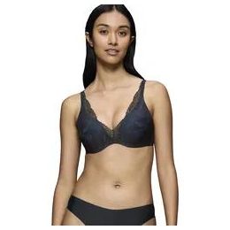 B&uuml;gel-BH Triumph "Body Make-Up Illusion Lace", Damen, Gr. 80, Cup E, schwarz, Microtouch, Obermaterial: 51% Polyamid, 35% Polyester, 14% Elasthan, leicht gl&auml;nzend, unifarben, BHs B&uuml;gel-BH, mit Stretch-Spitze und Lifting-Effekt