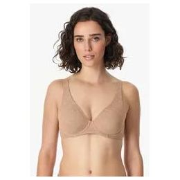 B&uuml;gel-BH Schiesser "Air", Damen, Gr. 75, Cup B, beige (411, maple), Microtouch, Obermaterial: 85% Polyamid, 15% Elasthan, unifarben, bequem, BHs B&uuml;gel-BH, mit Spacer-Lining